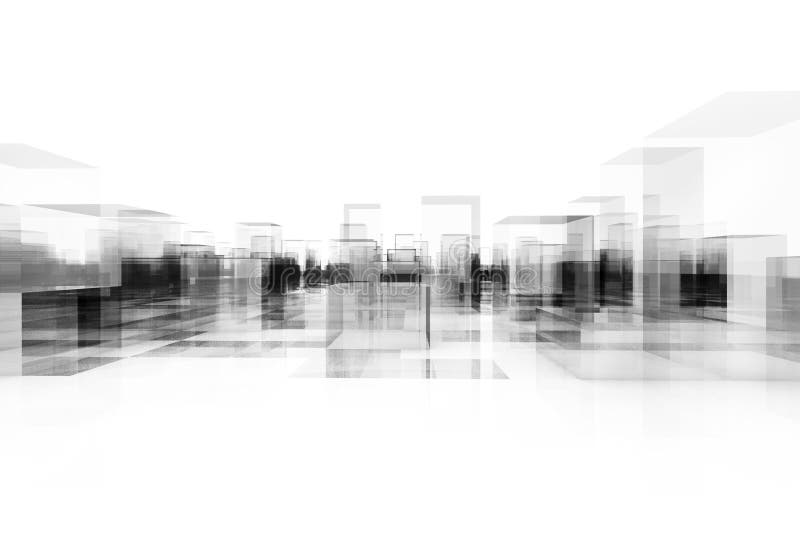 Abstract blocks city stock illustration. Illustration of date - 37206325