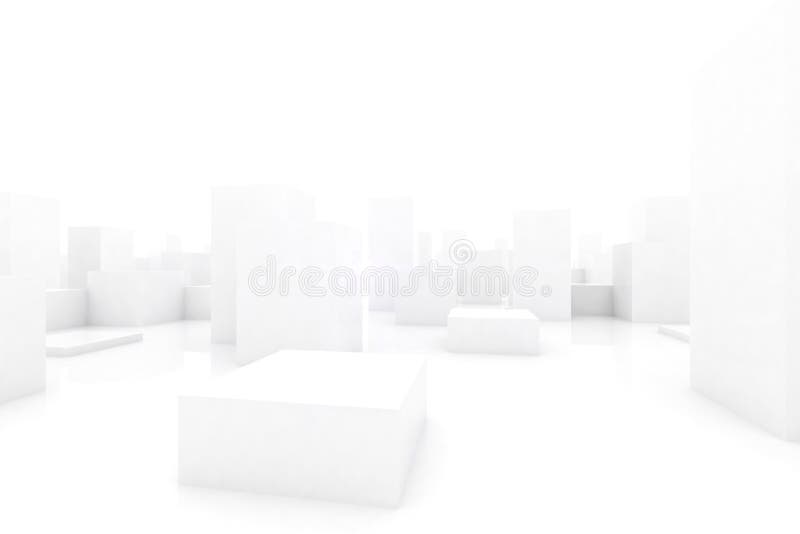 Abstract blocks city stock illustration. Illustration of decoration ...