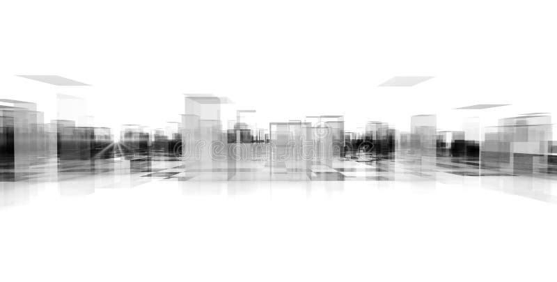 Abstract blocks city stock illustration. Illustration of design - 37776753