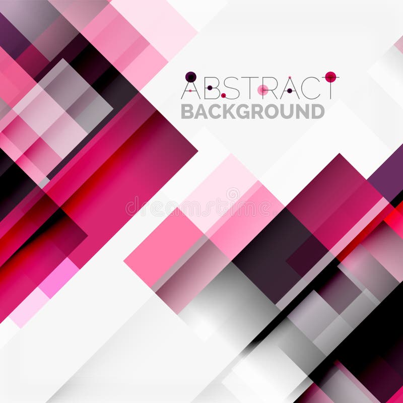 Abstract Blocks Template Design Background Simple Geometric Shapes Stock Vector Illustration