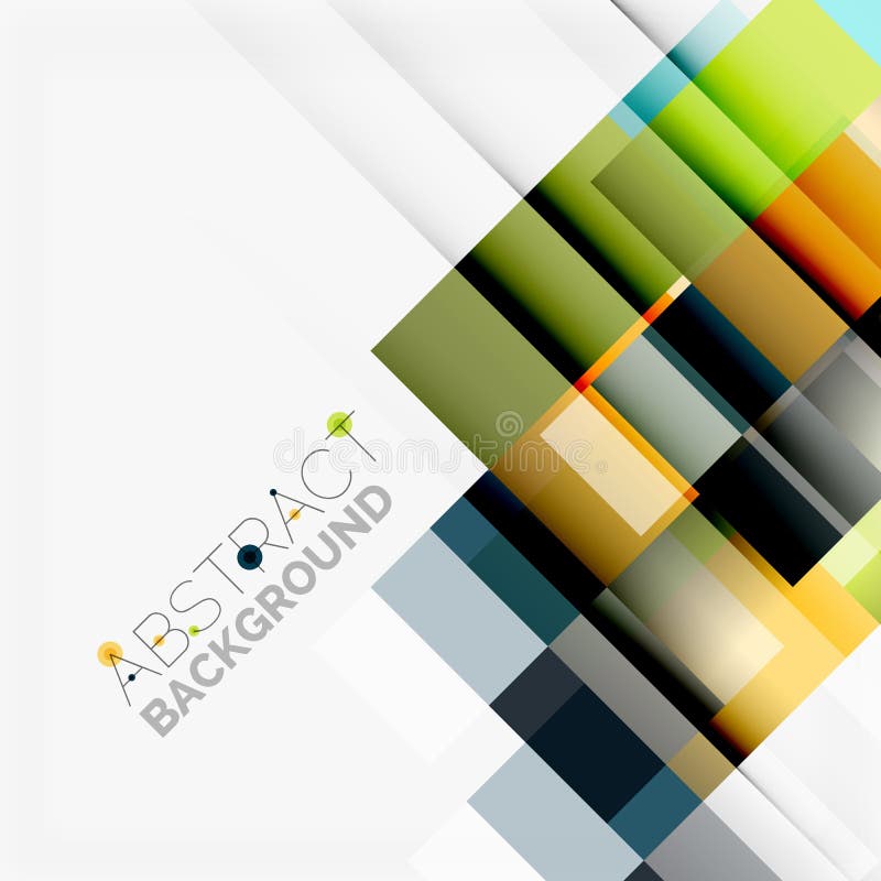 Abstract Blocks Template Design Background, Simple Geometric Shapes on ...