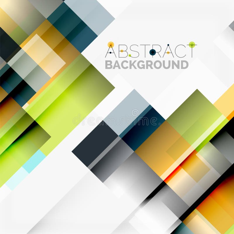 Abstract Blocks Template Design Background, Simple Geometric Shapes on ...