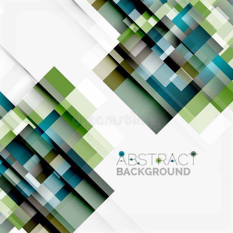 Abstract Blocks Template Design Background, Simple Geometric Shapes on ...