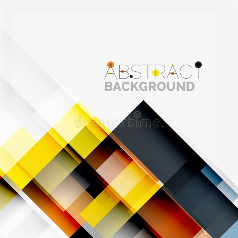 Abstract Blocks Template Design Background, Simple Geometric Shapes on ...