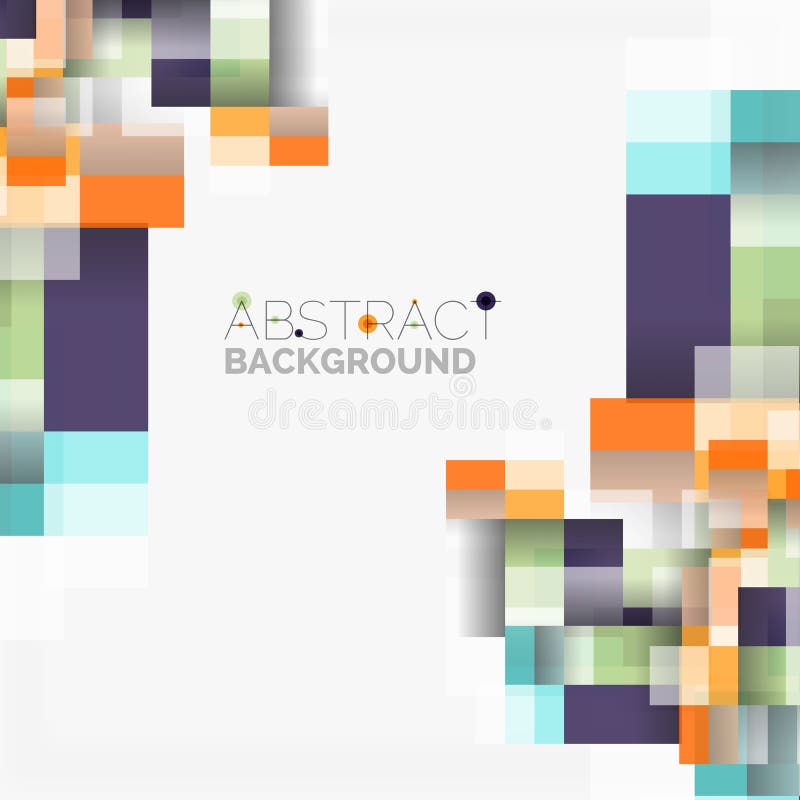 Abstract Blocks Template Design Background, Simple Geometric Shapes on ...