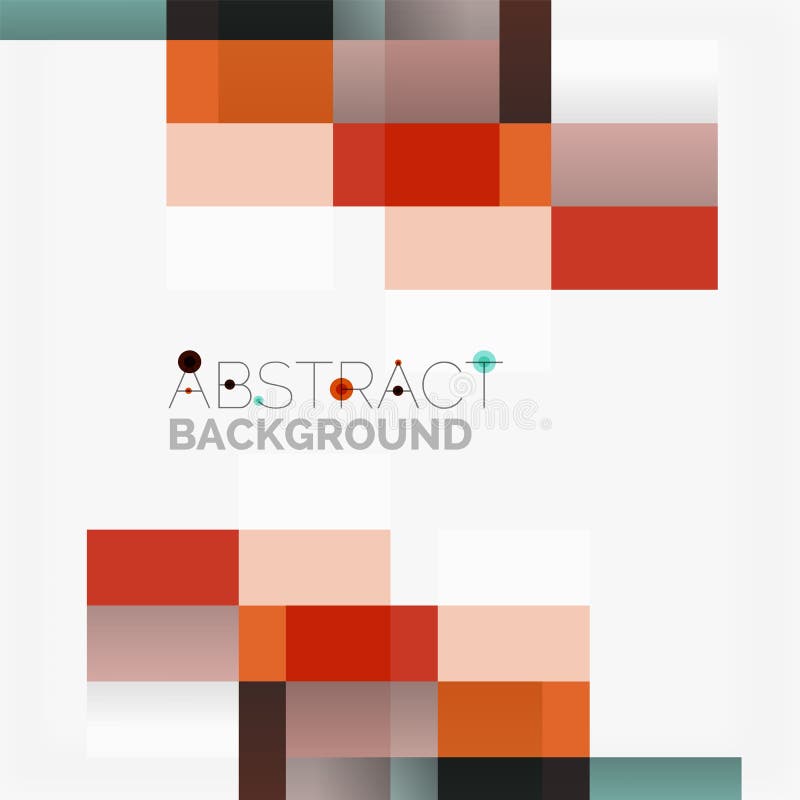 Abstract Blocks Template Design Background, Simple Geometric Shapes on ...