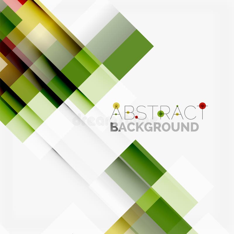 Abstract Blocks Template Design Background, Simple Geometric Shapes on ...