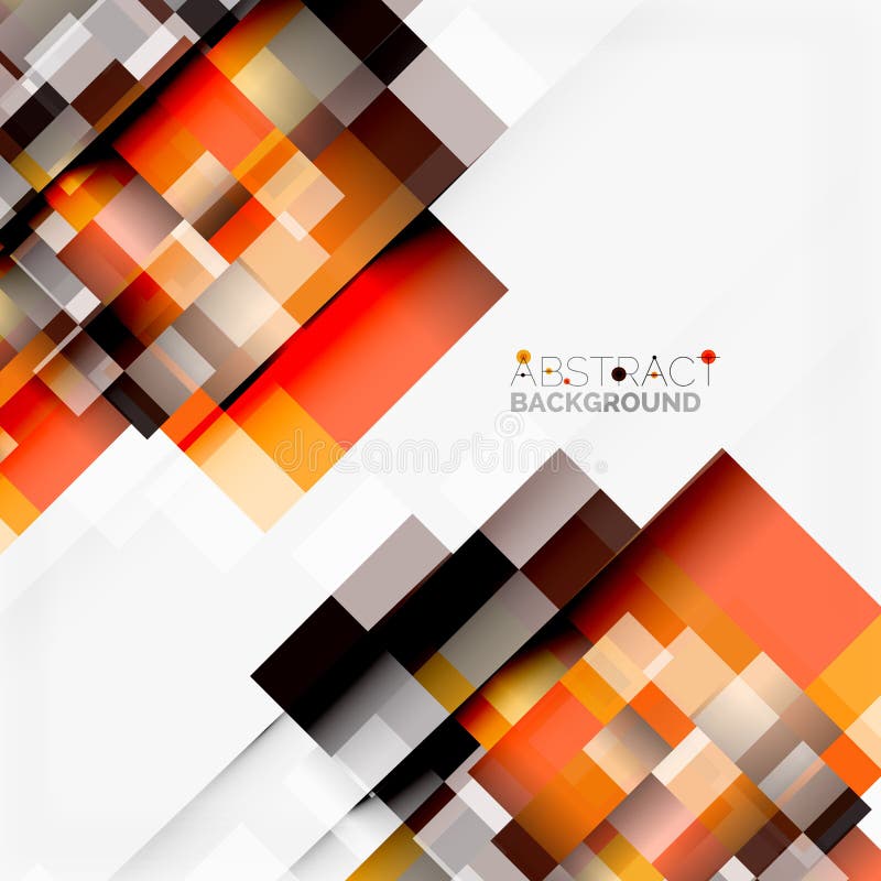 Abstract Blocks Template Design Background, Simple Geometric Shapes on ...