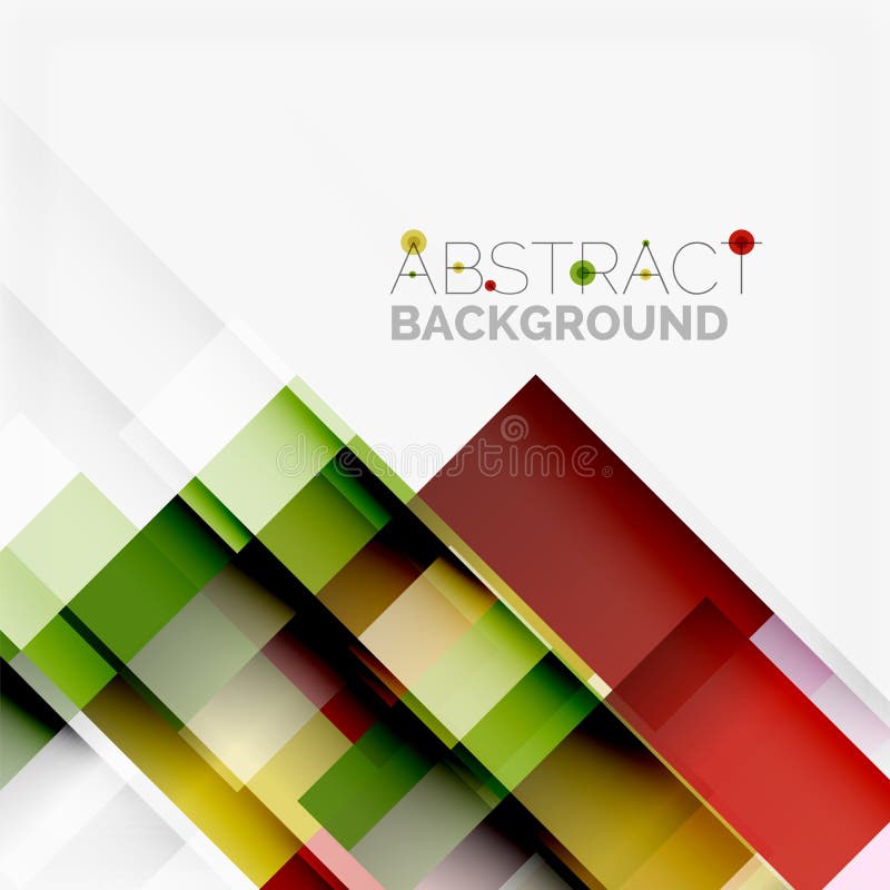 Abstract Blocks Template Design Background, Simple Geometric Shapes on ...