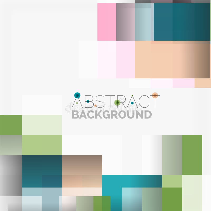 Abstract Blocks Template Design Background, Simple Geometric Shapes on ...