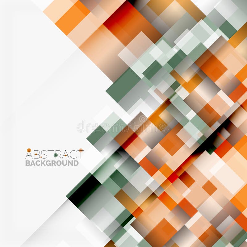 Abstract Blocks Template Design Background, Simple Geometric Shapes on ...