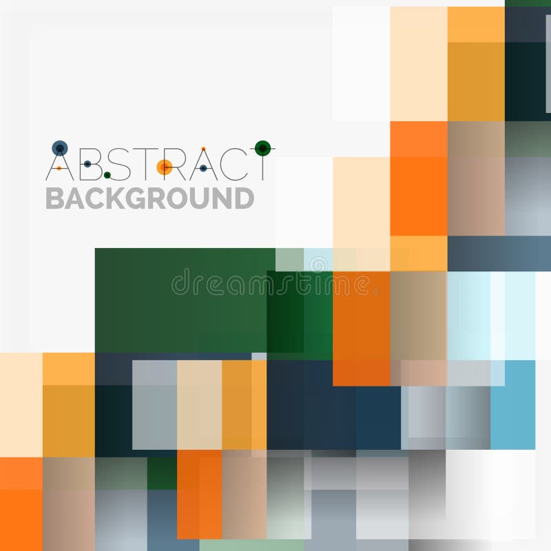 Abstract Blocks Template Design Background, Simple Geometric Shapes on ...