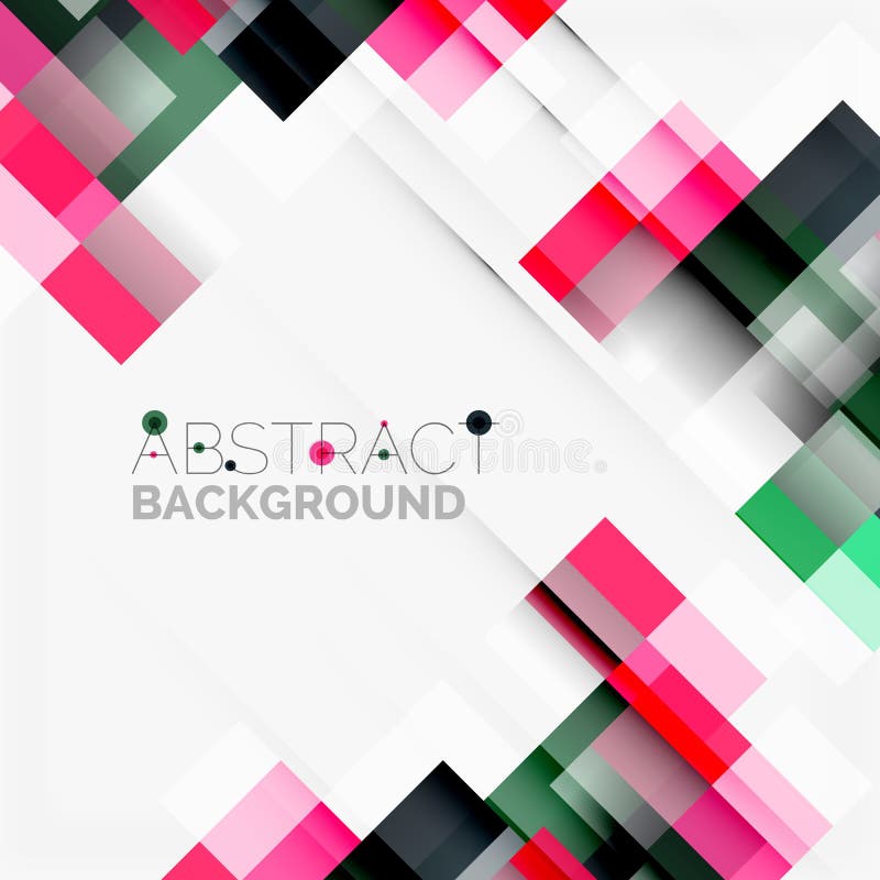 Abstract Blocks Template Design Background, Simple Geometric Shapes on ...