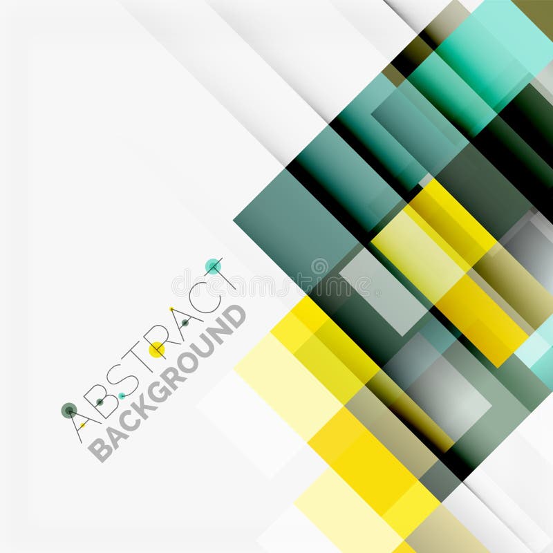 Abstract Blocks Template Design Background Stock Vector - Illustration ...