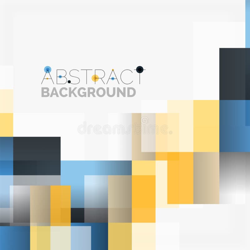 Abstract Blocks Template Design Background Stock Vector - Illustration ...