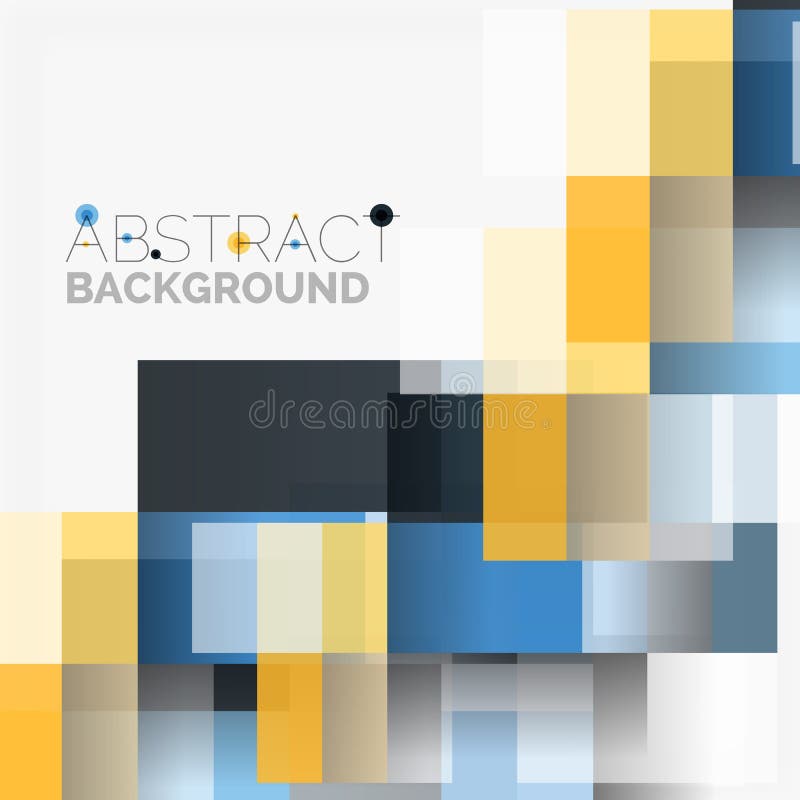 Abstract Blocks Template Design Background Stock Vector - Illustration ...