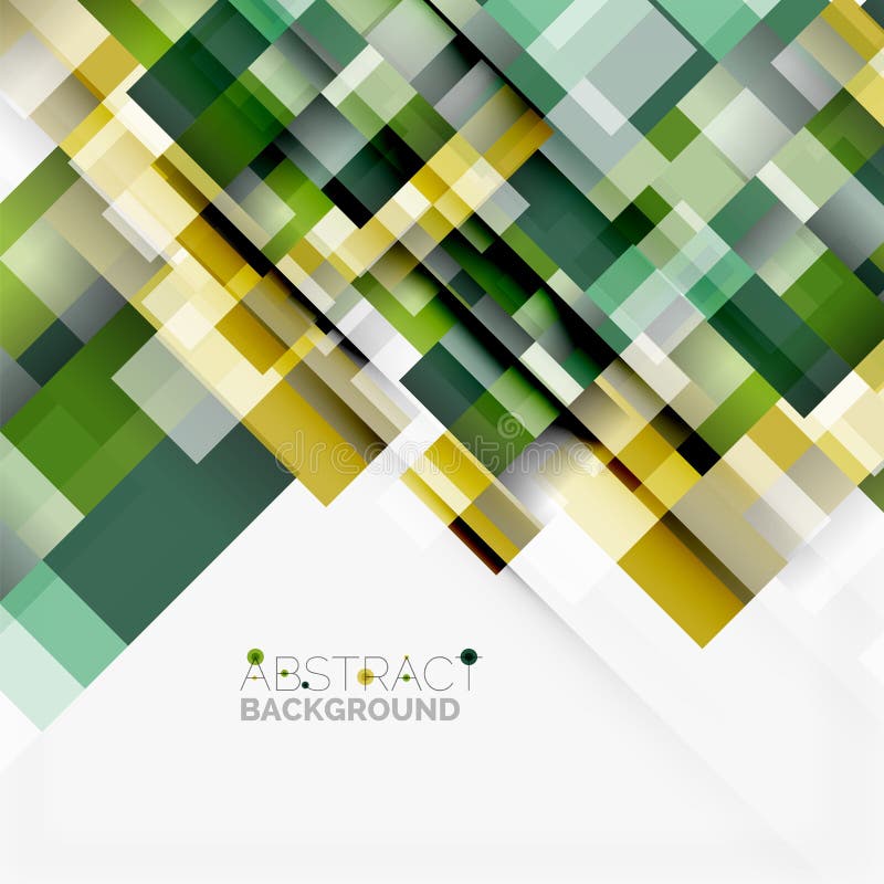Abstract Blocks Template Design Background Stock Vector - Illustration ...