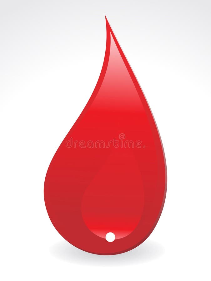 Drop of blood stock vector. Illustration of design, bank - 30938043