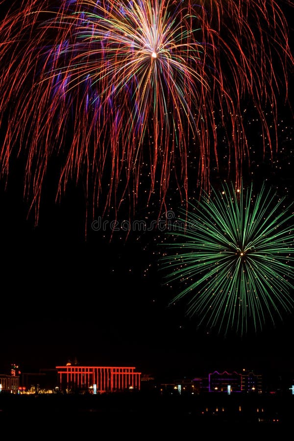 Abstract Of Fireworks Celebration In Night Sky Picture. Image: 115157397