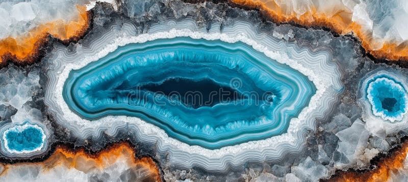 Abstract Blue Agate Stone, Natural Gemstone Pattern, High Resolution ...