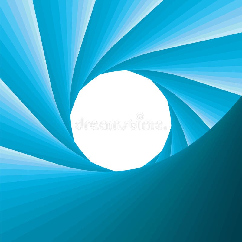 Abstract blue aperture stock vector. Illustration of oval - 22867614