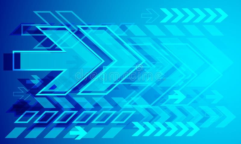 Abstract Blue Arrows Direction Speed Design Modern Futuristic ...