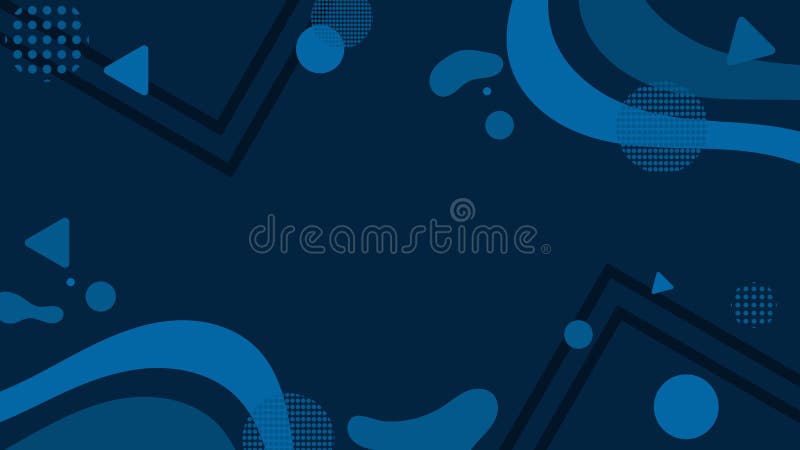 Abstract Blue Art Background, Modern Geometrics Element Layout Graphic ...