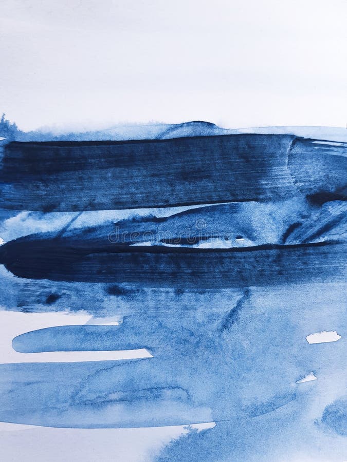 Abstract Blue Art Painting Background Stock Image - Image of beautiful ...