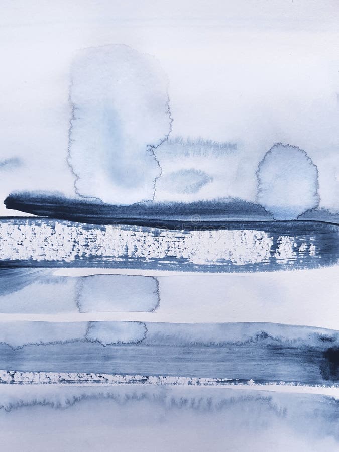 Abstract Blue Art Painting Background Stock Photo - Image of painting ...