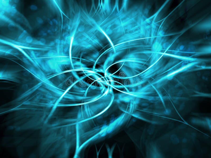 Atomic collision fractal stock illustration. Illustration of design ...