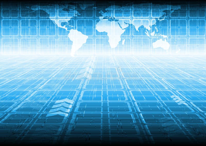 ICT. Information and Communications Technology on Modern Server Room ...