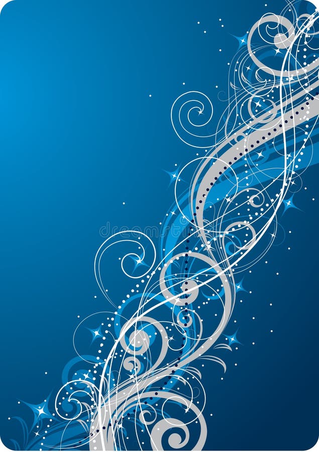 Abstract blue background stock vector. Illustration of blueish - 7265264