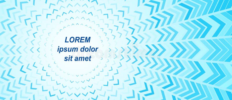 Abstract Blue Background with Arrows Like Sun Rays Stock Vector ...