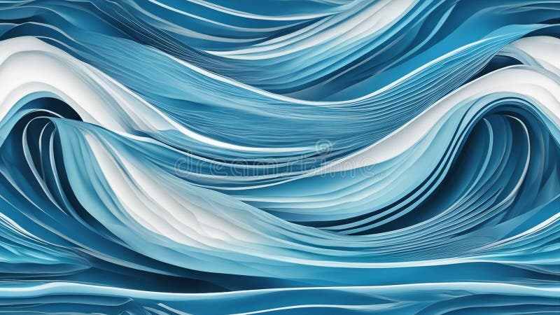 Abstract Blue Background a Blue Waves Pattern with Summer Lake Wave ...