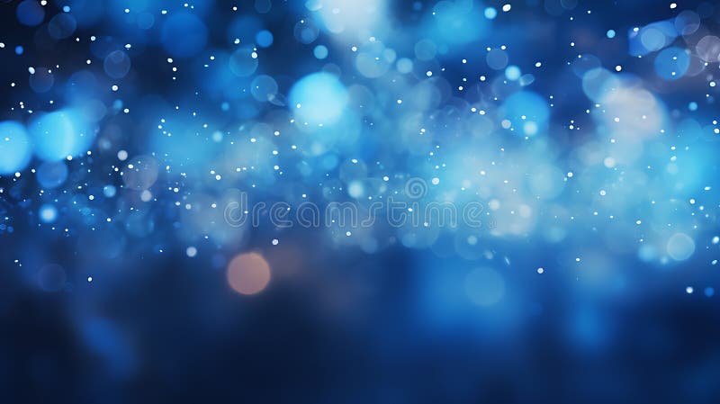 Abstract Blue Background Blur Bokeh Blur. Created with Generative AI ...