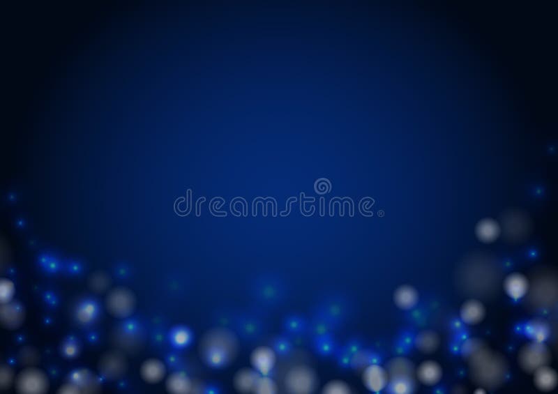 Abstract Blue Background with Blur Lights. Vector Stock Vector ...