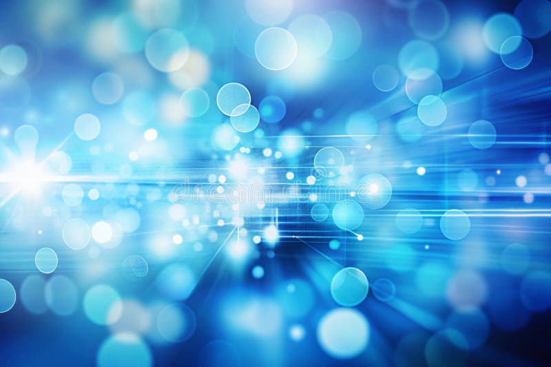 Abstract Blue Background, Blurry Design for Digital Usage, Web Template ...