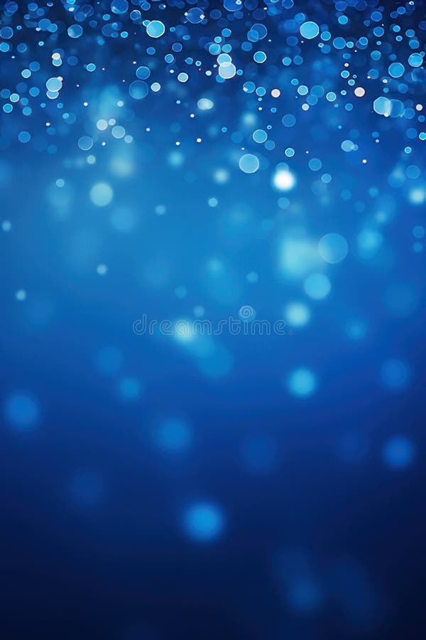 Abstract Blue Background with Bokeh and Highlights, Vertical Background ...
