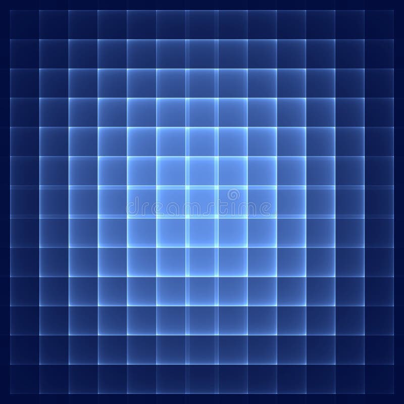 Abstract Blue Background. Bright Blue Squares. Geometric Pattern in ...