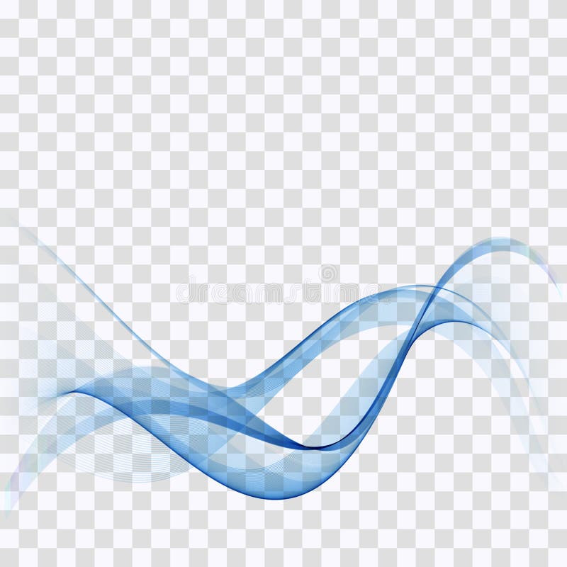 Abstract Blue Background Bright Illustration Blue Wave Flow Stock ...
