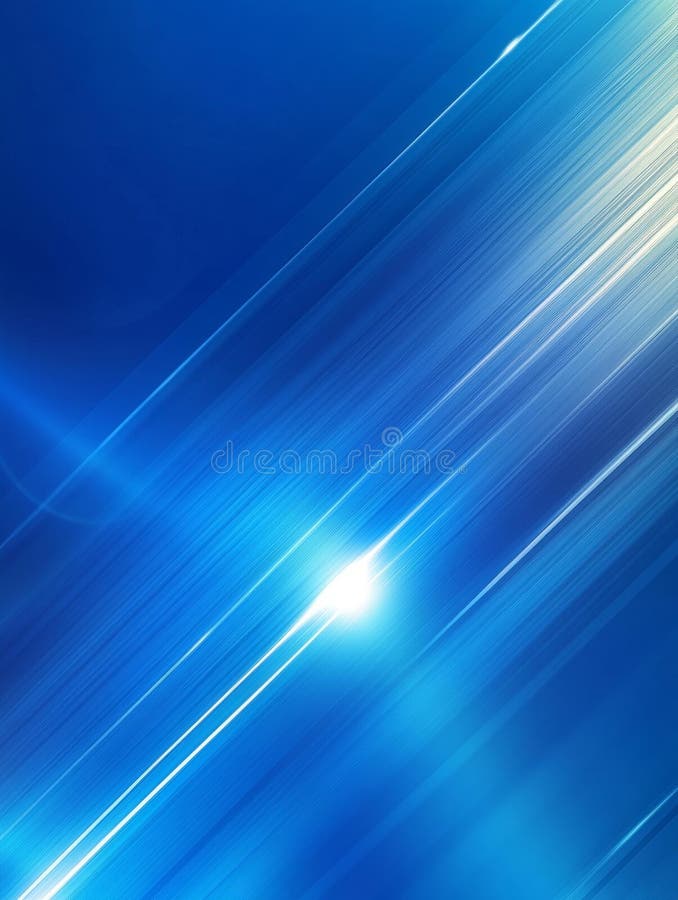 Abstract Blue Background with Bright Light Streaks Stock Illustration ...