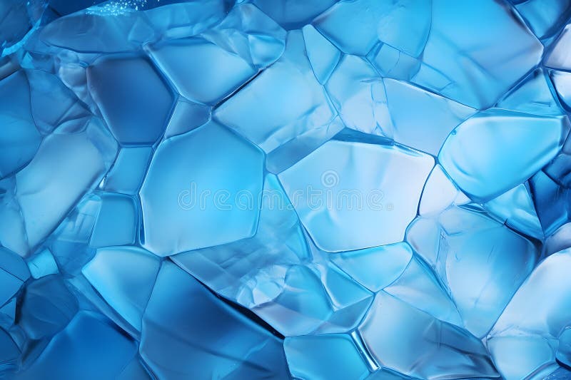 Abstract Blue Background with Broken Glass Stock Illustration ...