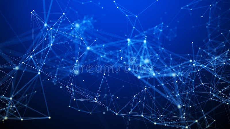 Abstract Blue Background. Background for a Business Event. Network ...