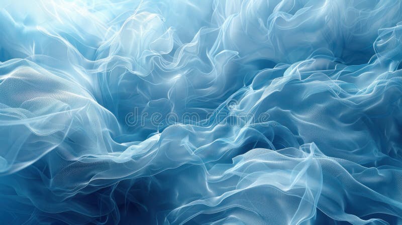 Abstract Blue Background with Cloud-like Textures and Soft, Flowing ...