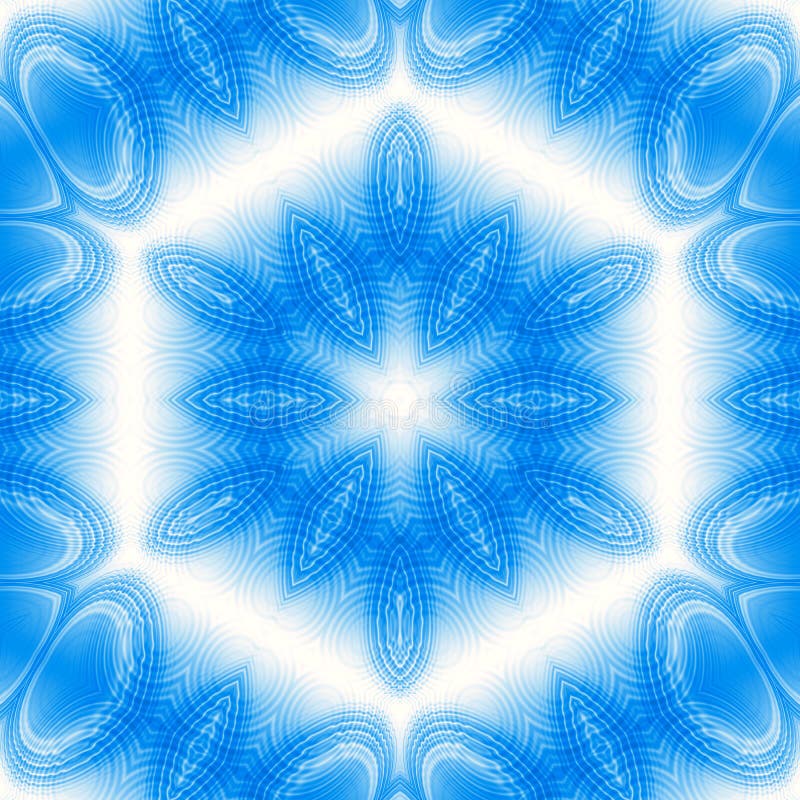 Abstract blue pattern stock illustration. Illustration of kaleidoscopic ...