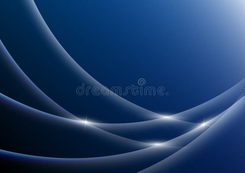 Abstract Blue Background Curved with Shadow and Light Effect Stock ...