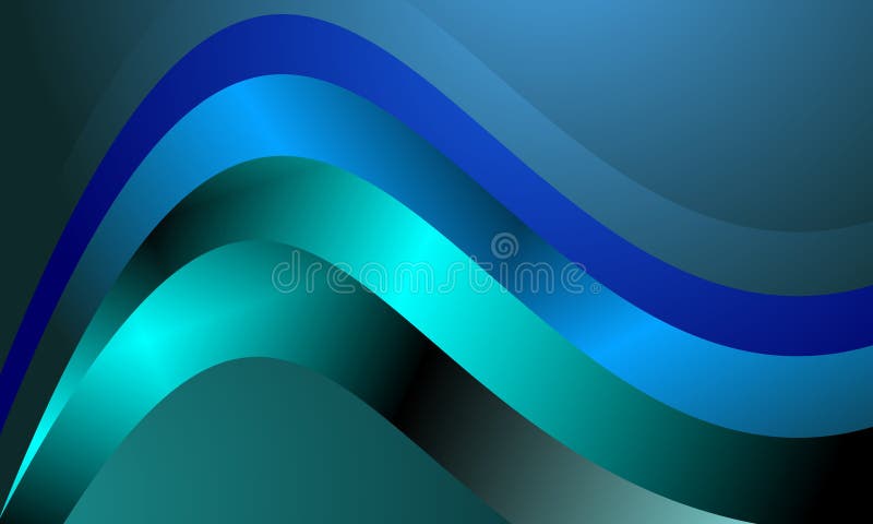 Abstract Background Blue. Curve, Stock Vector - Illustration of bend ...