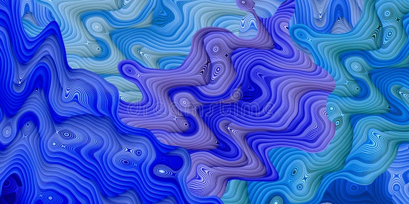 Abstract Blue Background with a Curving or Bending Feel Stock ...