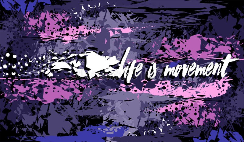 Abstract Blue Background for Design. Grunge Texture. Life is Movement ...