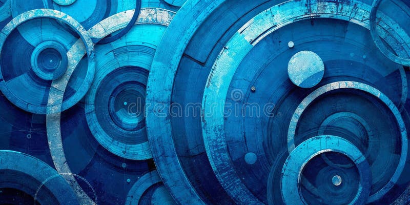 Abstract Blue Background Design with Texture, Modern Turquoise and Dark ...
